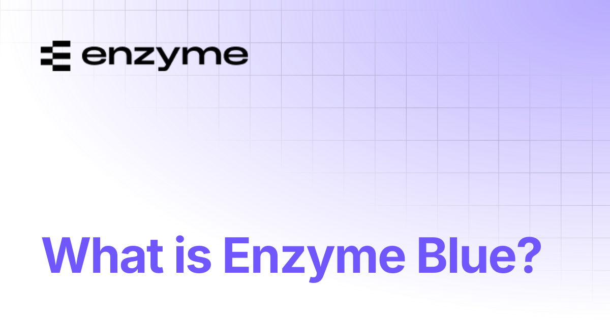 What is Enzyme Blue? | User Documentation | Enzyme Documentation